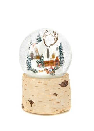 Beymen Hediye Ev Detaylı İçi Karlı Cam Küre Çok Renkli