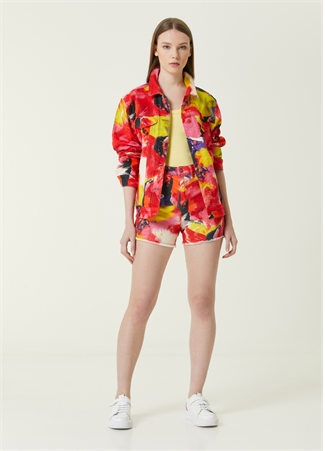 Beymen Club Kadın Kırmızı Dev Fırça Çiçek Desenli Mini Denim Şort 30 Beymen Club Kadın Kırmızı Dev Fırça Çiçek Desenli Mini Denim Şort 30