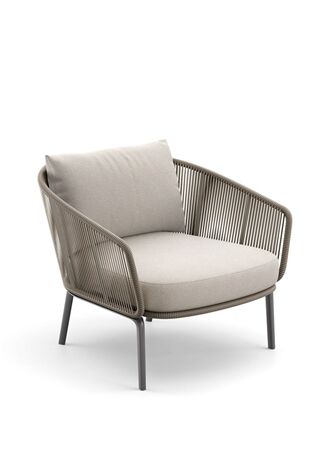 Dedon Rilly Tekli Koltuk Kahverengi