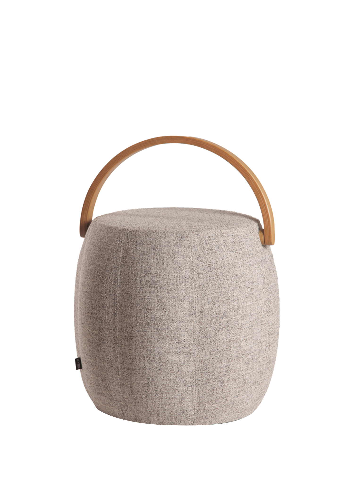 KYS Tasarım - Miss Açık Bej Bakraç Puf - Açik Bej