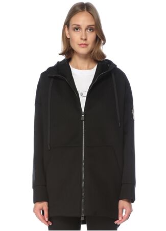 Moncler Grenoble Kadın Siyah Kapüşonlu Logolu Sweatshirt M EU Moncler Grenoble Kadın Siyah Kapüşonlu Logolu Sweatshirt M EU