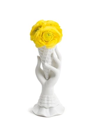 Jonathan Adler I Scream Beyaz Porselen Vazo Jonathan Adler I Scream Beyaz Porselen Vazo