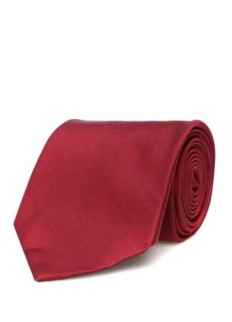 Pal Zileri Erkek Kırmızı İpek Kravat Bordo EU