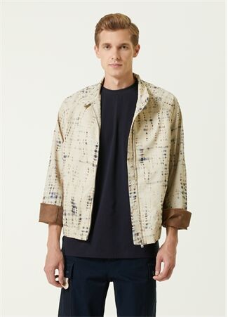 Scotch & Soda Erkek Bej Desenli Organik Pamuk Mont S EU Scotch & Soda Erkek Bej Desenli Organik Pamuk Mont S EU