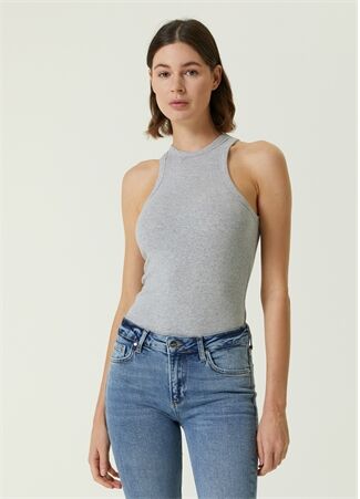 Anine Bing Kadın Eva Gri Atlet S EU