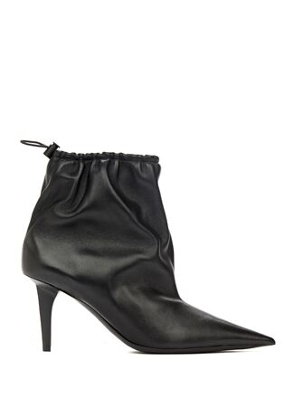 Balenciaga Kadın Scrunch Siyah Deri Bot 36 EU