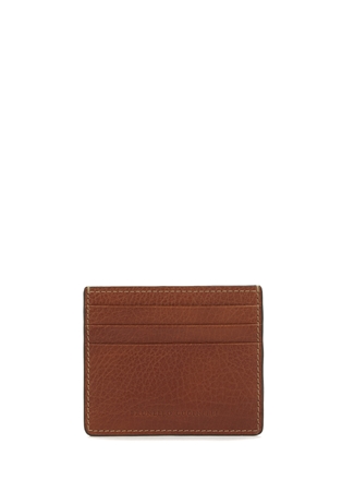 Brunello Cucinelli Erkek Taba Logo Detaylı Deri Kartlık Kahverengi EU Brunello Cucinelli Erkek Taba Logo Detaylı Deri Kartlık Kahverengi EU