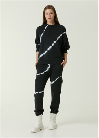 Beymen Club Kadın Siyah Batik Desenli Eşofman Altı XS