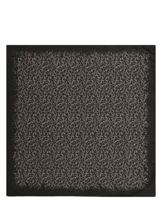 Pal Zileri Erkek Siyah Mikro Desenli İpek Atkı EU