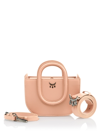 Qimu Kadın Qaila Micro Altın Rengi Vegan Deri Omuz Çantası Pembe EU Qimu Kadın Qaila Micro Altın Rengi Vegan Deri Omuz Çantası Pembe EU