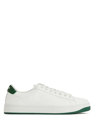 Kenzo Kadın Beyaz Yeşil Logo Detaylı Deri Sneaker 36 EU