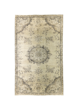 Soho Antiq Sophia Bej 168x271 cm El Dokuma Vintage Halı Çok Renkli