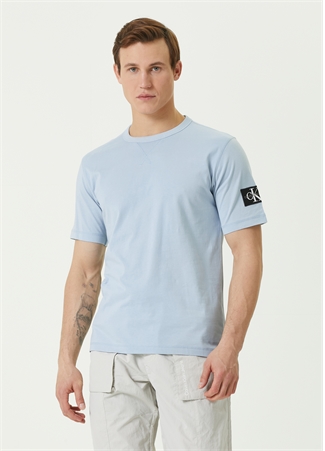 Ck Jeans Erkek Mavi Logo Detaylı T-shirt L Eu Ck Jeans Erkek Mavi Logo Detaylı T-shirt L Eu