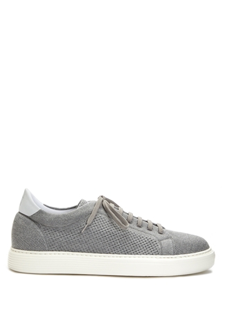 Brunello Cucinelli Erkek Gri File Dokulu Sneaker 40 Eu Brunello Cucinelli Erkek Gri File Dokulu Sneaker 40 Eu