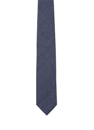 Palzileri Lab Erkek Mavi Desenli İpek Kravat Lacivert EU