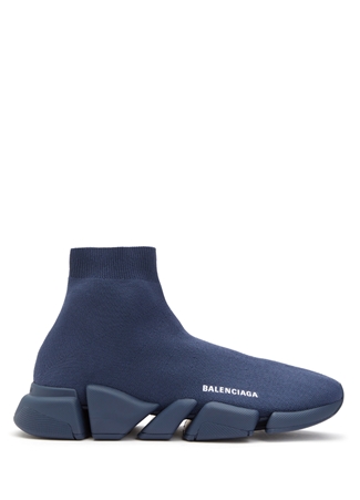 Balenciaga Erkek Speed Lacivert Çorap Formlu Sneaker 42 EU Balenciaga Erkek Speed Lacivert Çorap Formlu Sneaker 42 EU