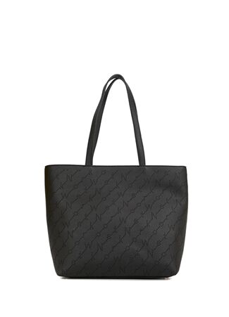 Network Kadın Siyah Logolu Omuz Çantası EU