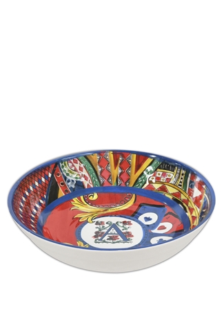 Baci Milano Regina Melamin Yemek Tabağı Çok Renkli