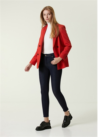 Network Kadın Slim Fit Lacivert Normal Bel Jean Pantolon 30 EU Network Kadın Slim Fit Lacivert Normal Bel Jean Pantolon 30 EU