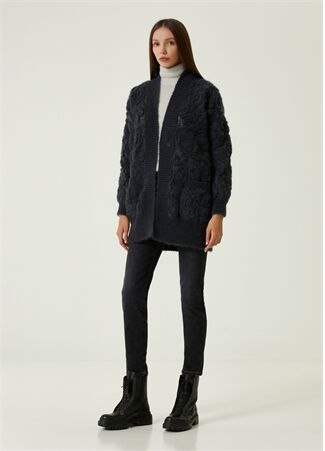 Brunello Cucinelli Kadın Lacivert Örgü Hırka S EU