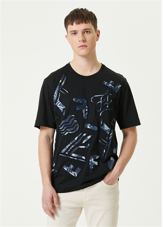 Fendi Erkek Siyah Kamuflaj Logo Detaylı T-shirt L EU Fendi Erkek Siyah Kamuflaj Logo Detaylı T-shirt L EU