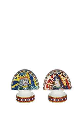 Baci Milano Regina Karışık Desenli Porselen Tuzluk Biberlik Çok Renkli Baci Milano Regina Karışık Desenli Porselen Tuzluk Biberlik Çok Renkli