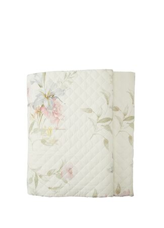 Blumarine Home Beatrice Çiçekli Çift Kişilik Yatak Örtüsü Pembe