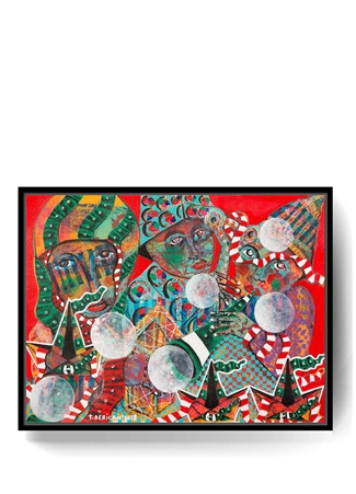 Lovinart Dream Bubbles 6 By Tamer Derican Çerçeveli Tablo Çok Renkli Lovinart Dream Bubbles 6 By Tamer Derican Çerçeveli Tablo Çok Renkli