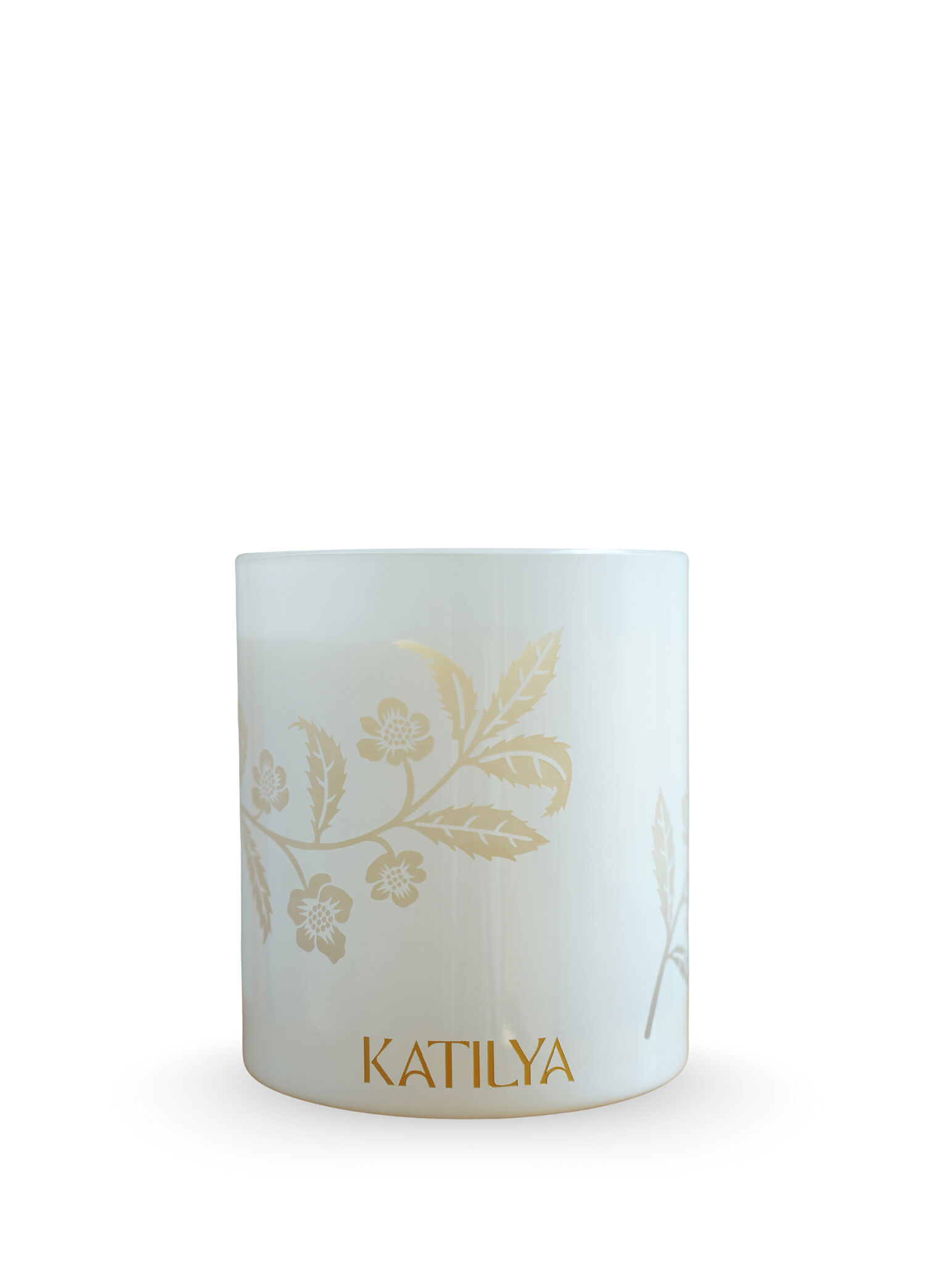 Katilya - Akrotil Büyük Boy Kokulu Mum 1850 gr - Beyaz