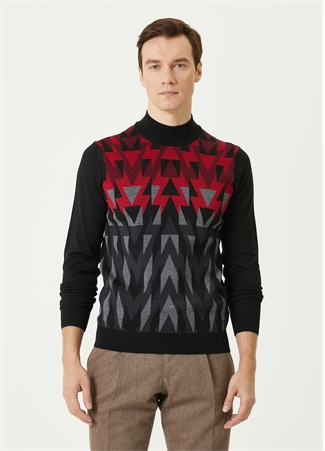 Hemington Erkek Wayne Siyah Yarım Balıkçı Yaka Merino Kazak S EU Hemington Erkek Wayne Siyah Yarım Balıkçı Yaka Merino Kazak S EU