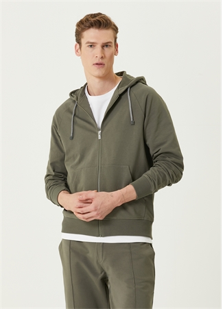 Beymen Collection Erkek Haki Kapüşonlu Sweatshirt S Eu Beymen Collection Erkek Haki Kapüşonlu Sweatshirt S Eu