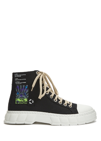 Viron Erkek Siyah Baskı Detaylı Sneaker 45 Eu Viron Erkek Siyah Baskı Detaylı Sneaker 45 Eu