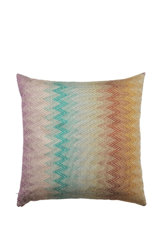 Missoni Home Yamagata Zikzak Desenli 60x60 Dekoratif Yastık Çok Renkli