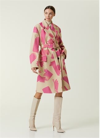 Dries Van Noten Kadın PALTO Pembe S EU