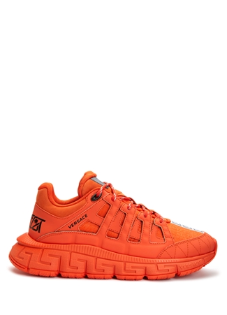 Versace Erkek Turuncu Logo Tabanlı Sneaker 40 Eu Versace Erkek Turuncu Logo Tabanlı Sneaker 40 Eu