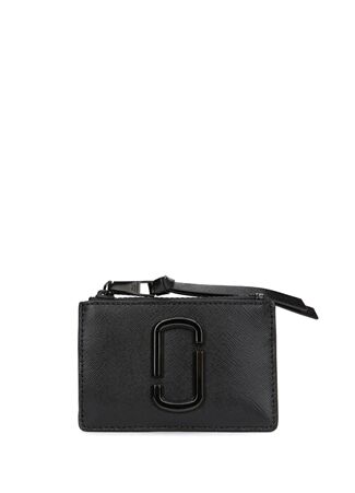 Marc Jacobs (The) Kadın Siyah Logolu Deri Kartlık EU