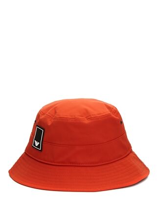 Emporio Armani Erkek Turuncu Logolu Şapka S/M EU