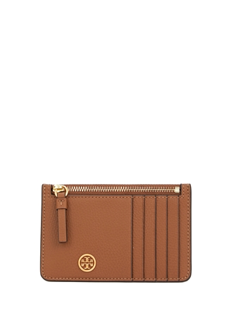 Tory Burch Kadın Taba Logolu Deri Kartlık Kahverengi EU Tory Burch Kadın Taba Logolu Deri Kartlık Kahverengi EU