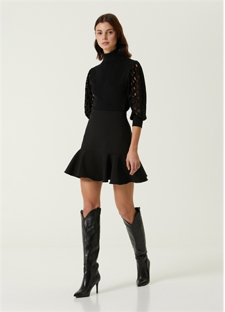 Network Kadın Regular Fit Siyah Mini Etek 34 EU Network Kadın Regular Fit Siyah Mini Etek 34 EU