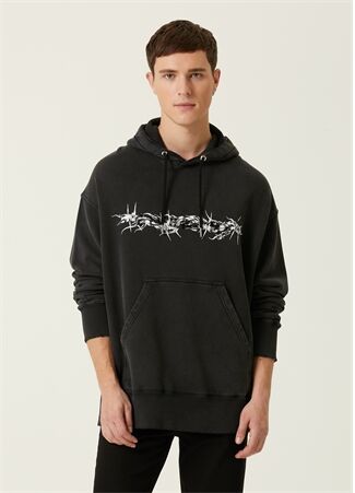 Givenchy Erkek Siyah Kapüşonlu Sweatshirt L EU Givenchy Erkek Siyah Kapüşonlu Sweatshirt L EU