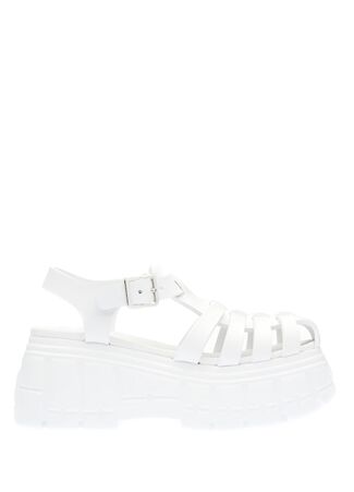 Miu Kadın Beyaz Sandalet 35 Eu