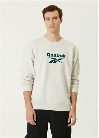 Reebok Erkek Vector Beyaz Logolu Sweatshirt S EU Reebok Erkek Vector Beyaz Logolu Sweatshirt S EU