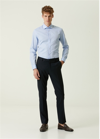 Beymen Collection Erkek Custom Fit Mavi French Yaka Gömlek 38 EU Beymen Collection Erkek Custom Fit Mavi French Yaka Gömlek 38 EU