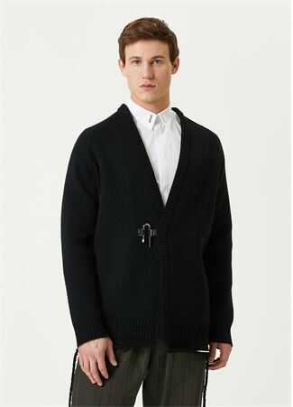 Givenchy Erkek Siyah Yün Triko Hırka S EU