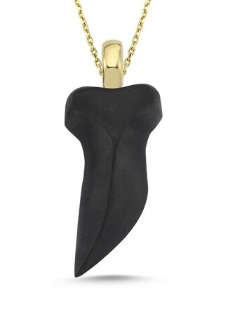 Crush Kadın Uç Detaylı Altın Rengi Kolye EU