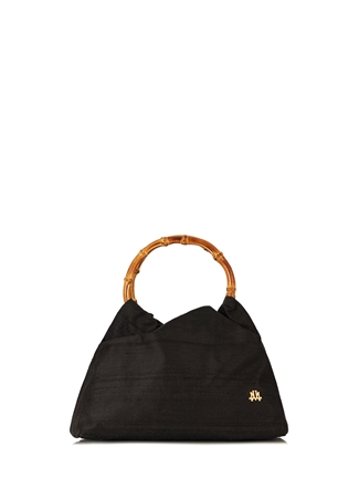 Jimba Kadın Juliette Bamboo Siyah İpek Omuz Çantası EU