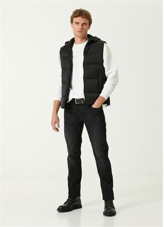 Beymen Club Erkek Straight Fit Siyah Jean Pantolon 3