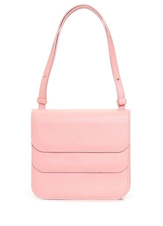 Rejina Pyo Kadın Ana Pembe Deri Omuz Çantası EU Rejina Pyo Kadın Ana Pembe Deri Omuz Çantası EU