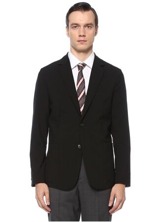 Paul Smith Erkek Siyah Kelebek Yaka Yün Ceket 50 IT