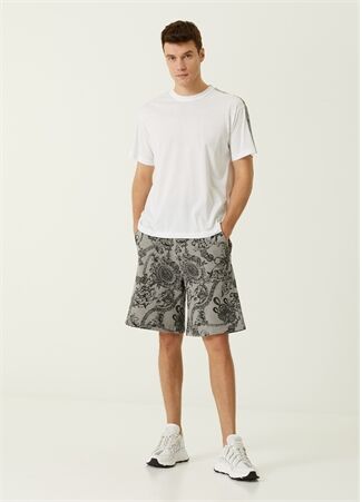 Versace Jeans Couture Erkek Gri Desenli Şort S EU